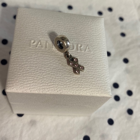 Pandora | Jewelry | Authentic Pandora Breast Cancer Awareness Dangle ...